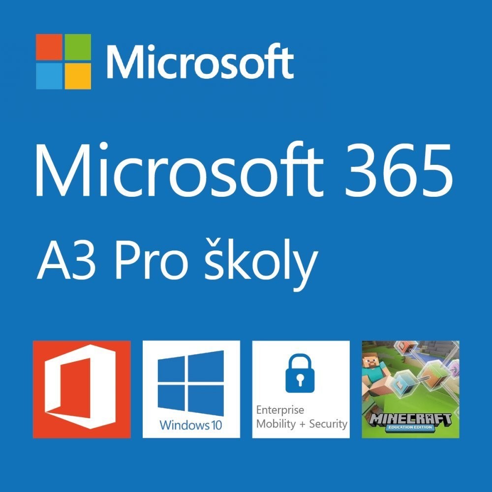 Microsoft CSP Microsoft 365 A3 for faculty (pro školy) předplatné 1 rok ...