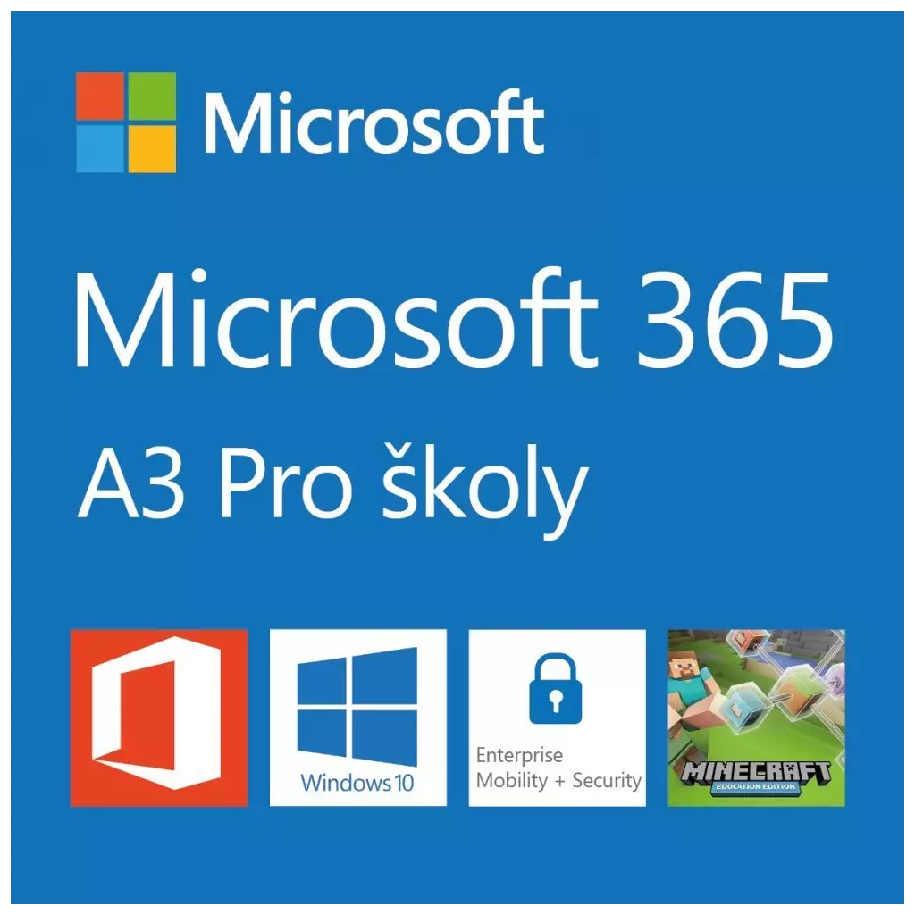 Microsoft CSP Microsoft 365 A3 for faculty (pro školy) předplatné 1 rok ...